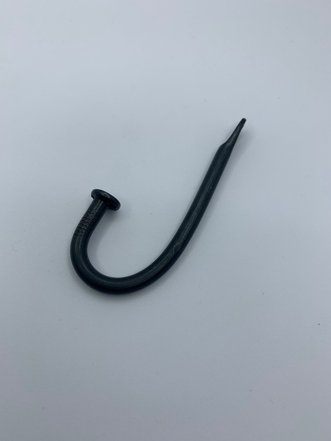 Hand Forged Nail Hook – Heavy-duty Steel Wall Hook | Rustic Blacksmith ...