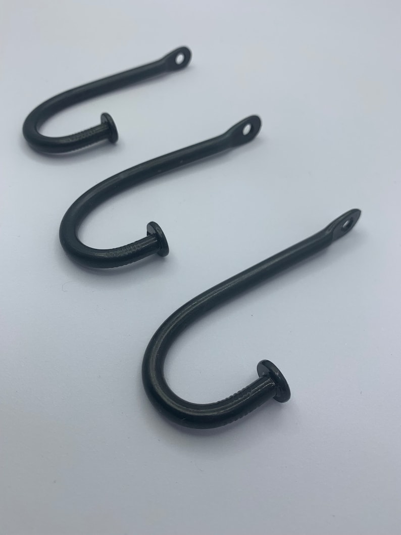 Hand Forged Nail Hook – Heavy-duty Steel Wall Hook | Rustic Blacksmith ...
