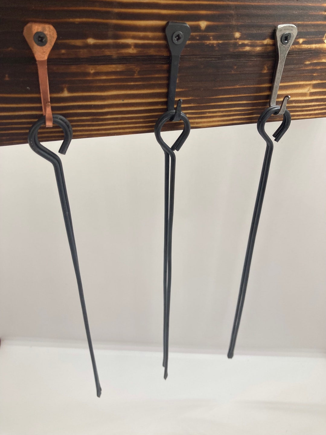 Hand Forged Blacksmith Bbq/kebab Skewers Kitchenware BBQ - Etsy