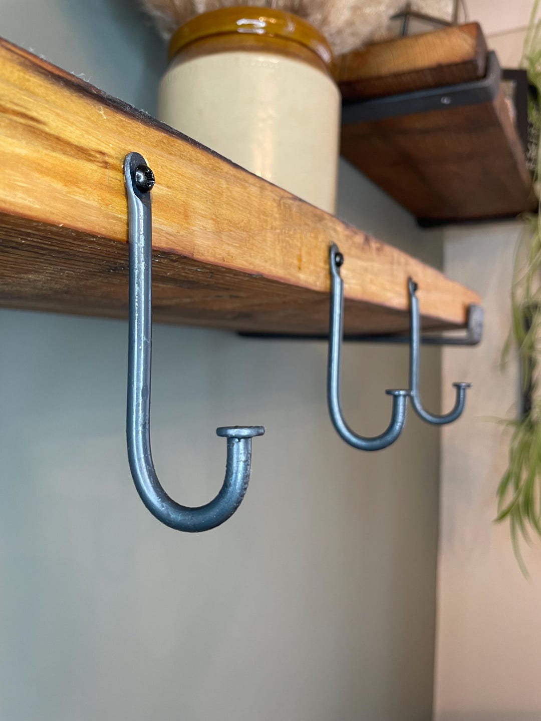 Hand Forged Blacksmith Nail Hook - Etsy