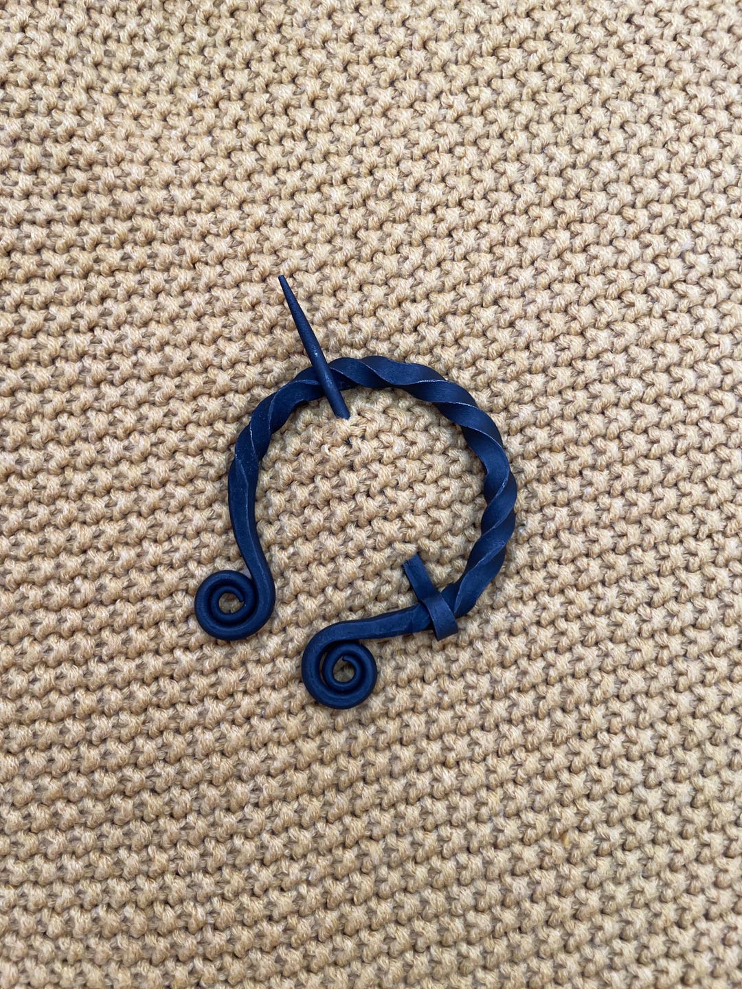 Hand Forged Celtic Viking Fibula Brooch Cloak Pin - Etsy