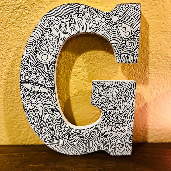 Wooden Letter G - Etsy
