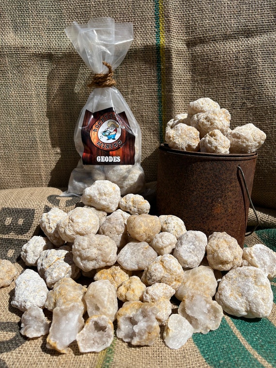 Geode Cracking Break Your Own Geode Crystals Rocks | Etsy Australia