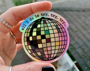 Mirrorball Stickers - Etsy
