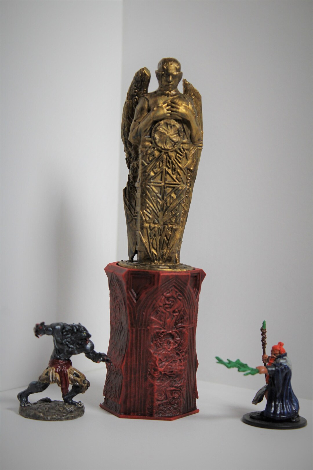 Ancient Guardian Statue - Dnd Temple Dungeon Decor - Etsy