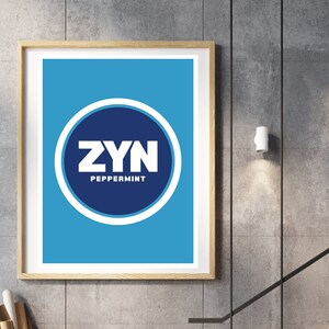 ZYN Peppermint Logo Digital Art Print - Etsy