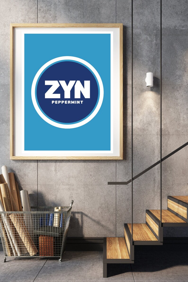 ZYN Peppermint Logo Digital Art Print - Etsy