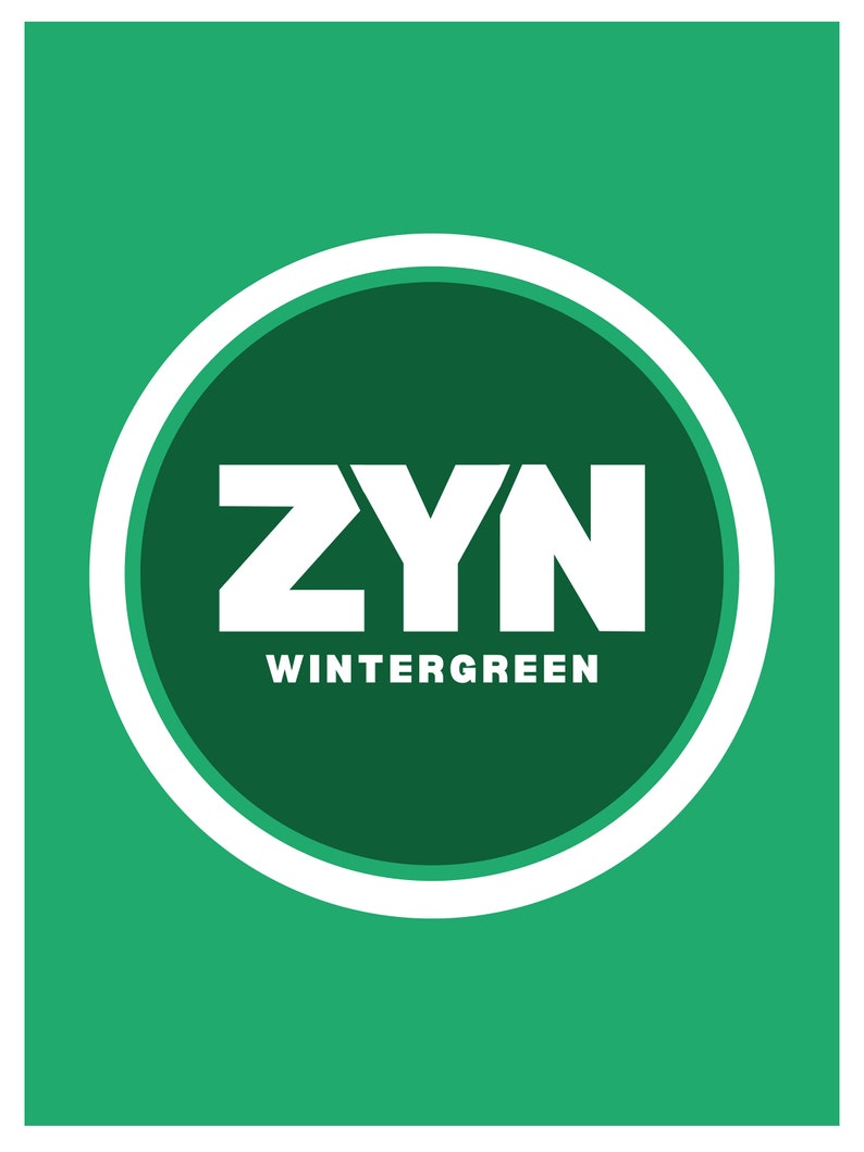 ZYN Wintergreen Logo Digital Art Print - Etsy