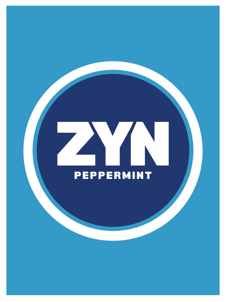 ZYN Peppermint Logo Digital Art Print - Etsy