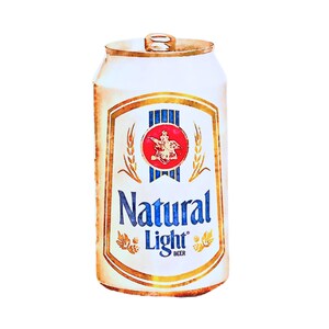 Natty Light Beer Can Digital Watercolor Print | Retro Bar Digital Print | Natty Light Fan Gift ...