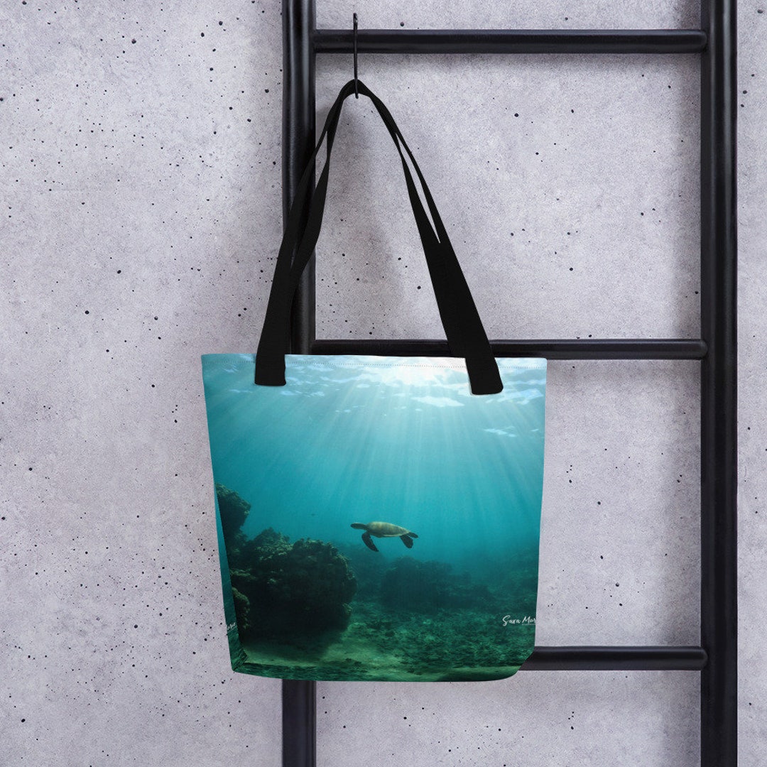 Small Tote Bag - Honu Rays - Etsy