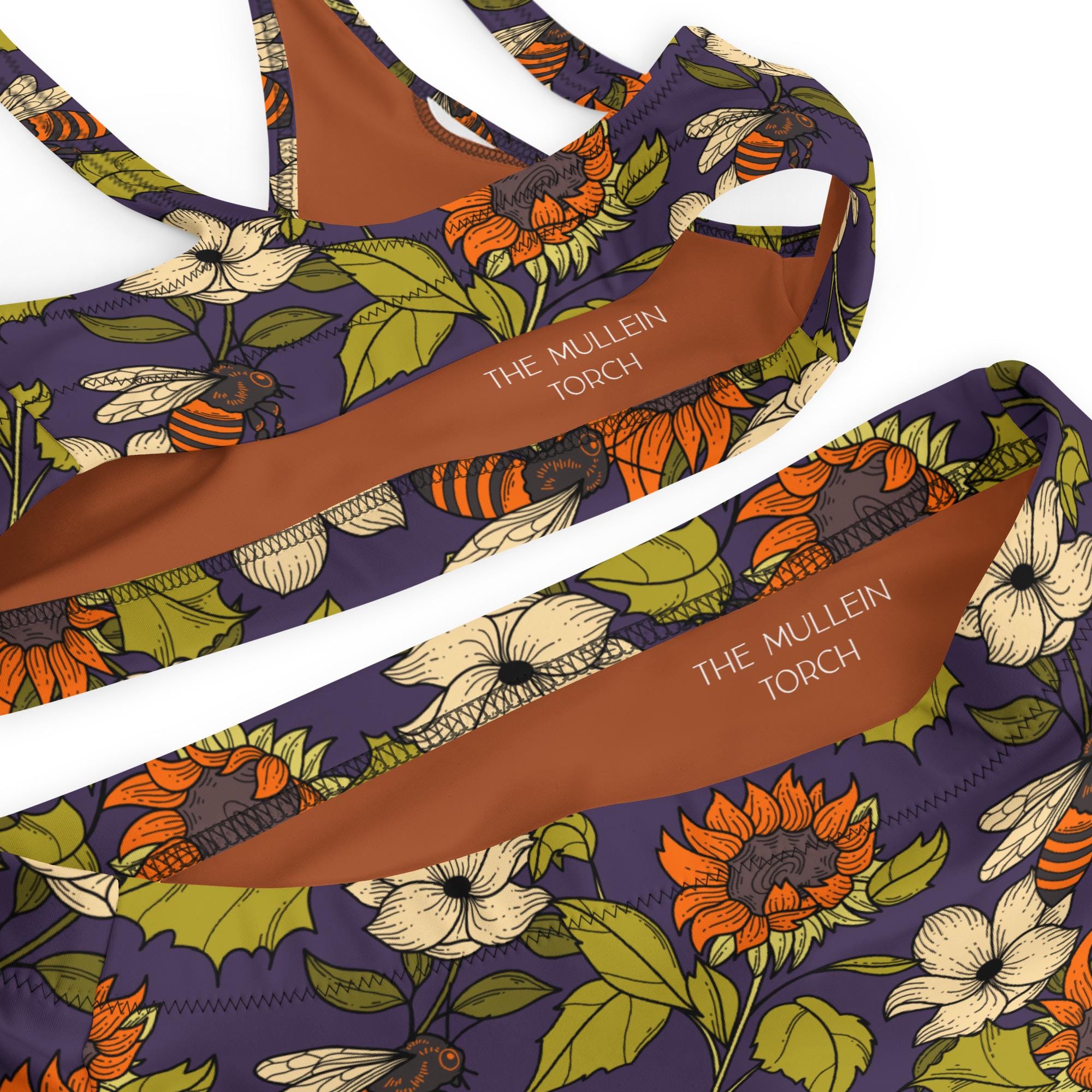 Retro Floral Bathing Suit, 70s Bathing Suit, Floral Bikini, Cute Bikini ...