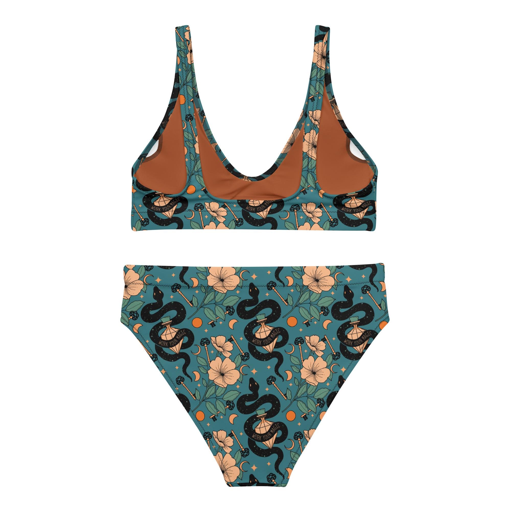 Witchy Swimsuit, Snake Bathing Suit, Potion and Snake Cute Swimsuit ...