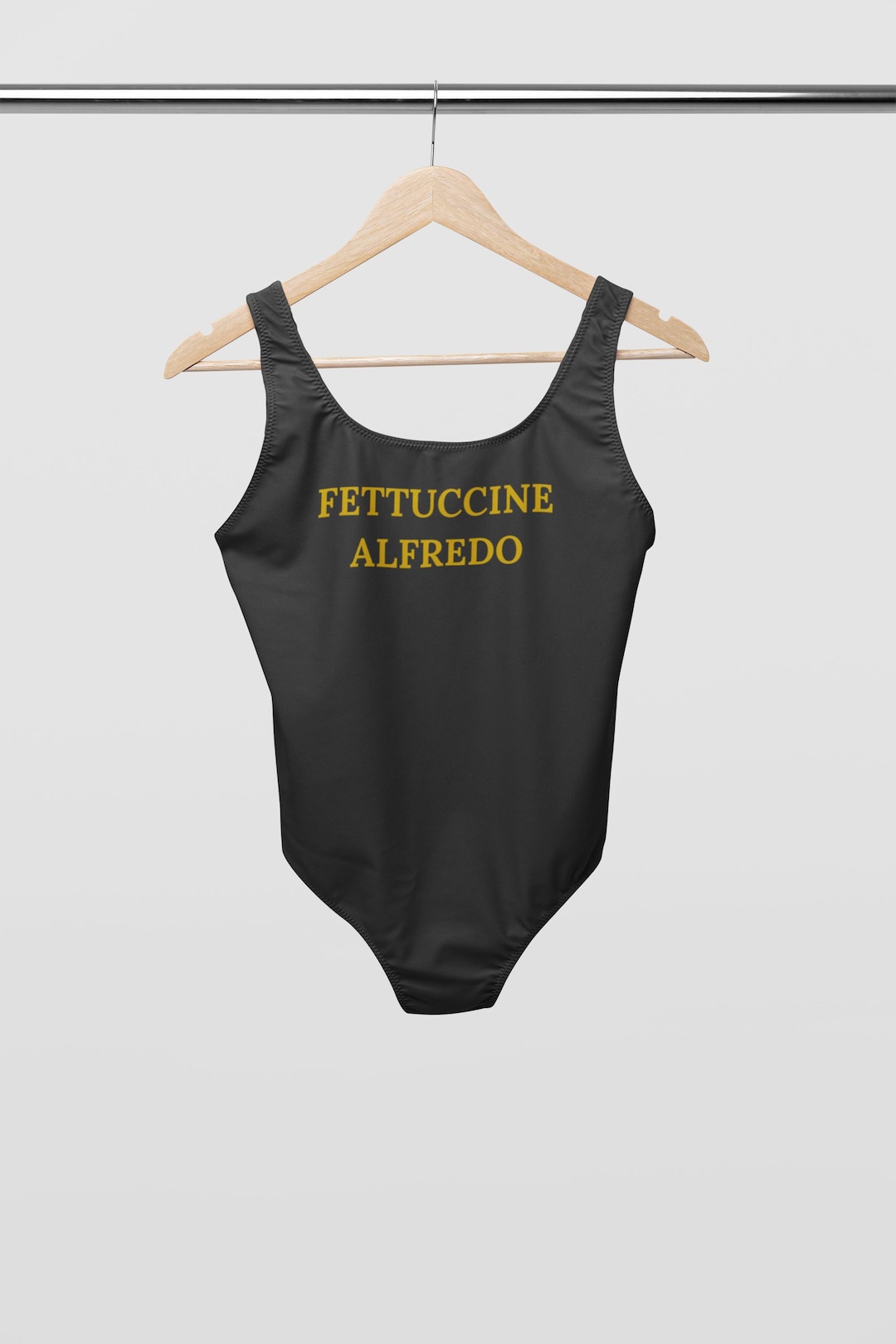 Fettuccine Alfredo One-piece Swimsuit, Funny Bathing Suit, Fettuccine ...