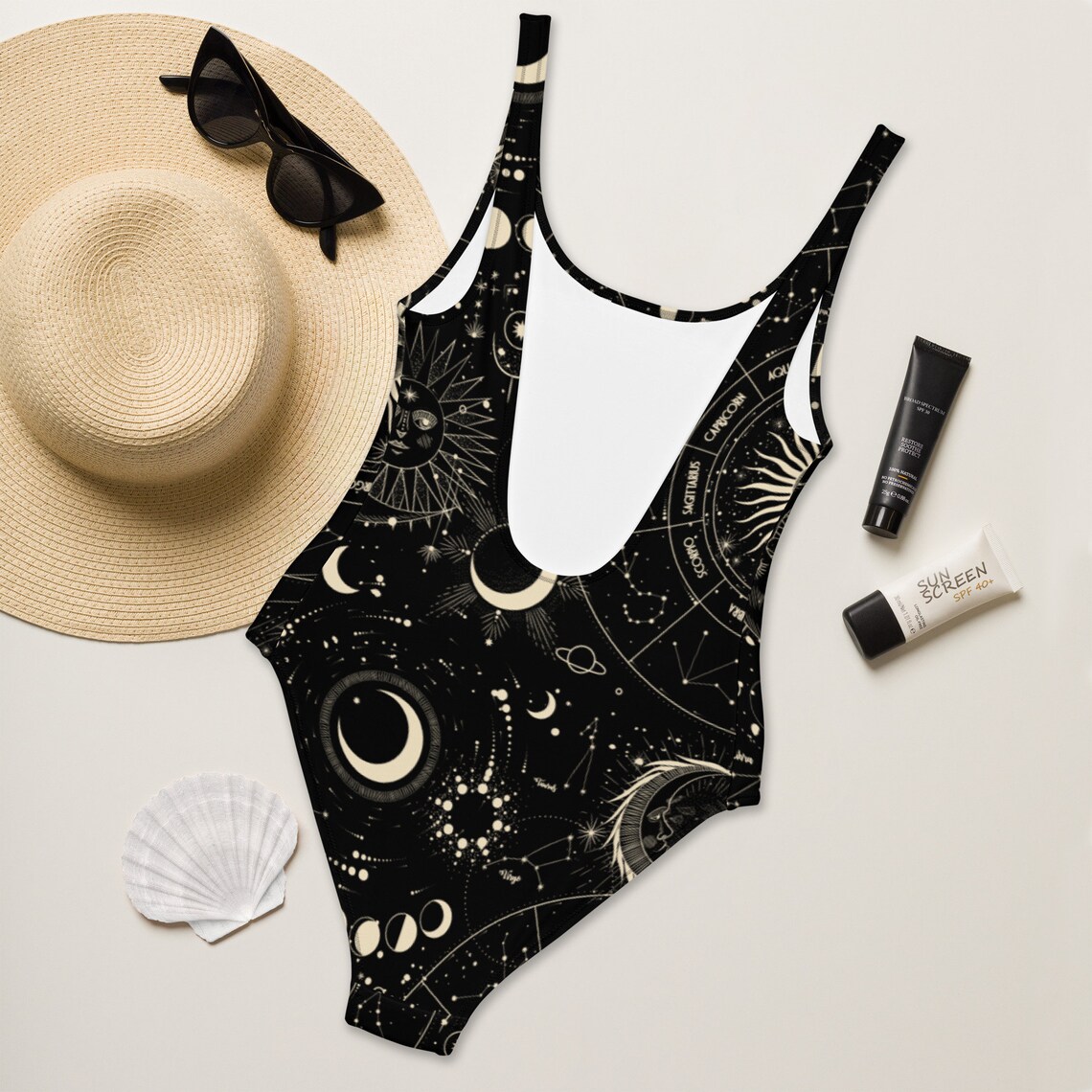 Moon and Sun One Piece/ Celestial Body Suit - Etsy