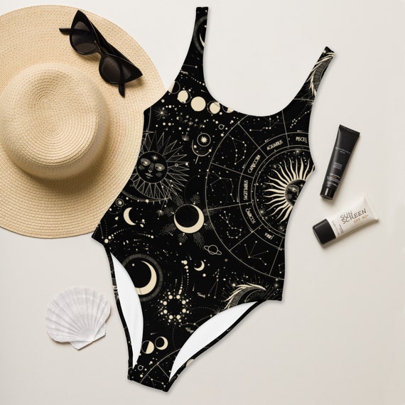 Moon and Sun One Piece/ Celestial Body Suit - Etsy