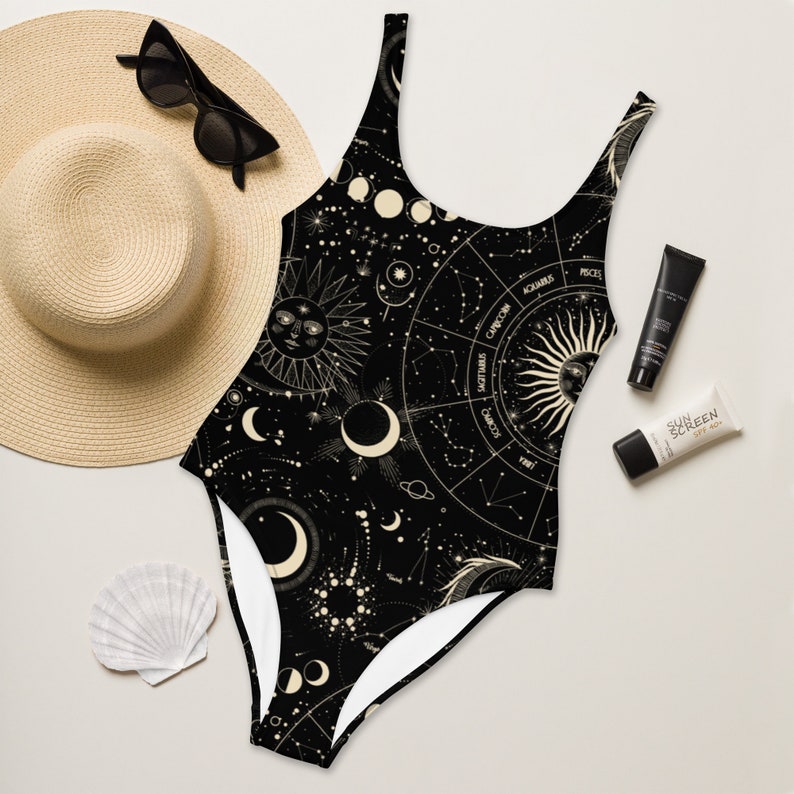 Moon and Sun One Piece/ Celestial Body Suit - Etsy