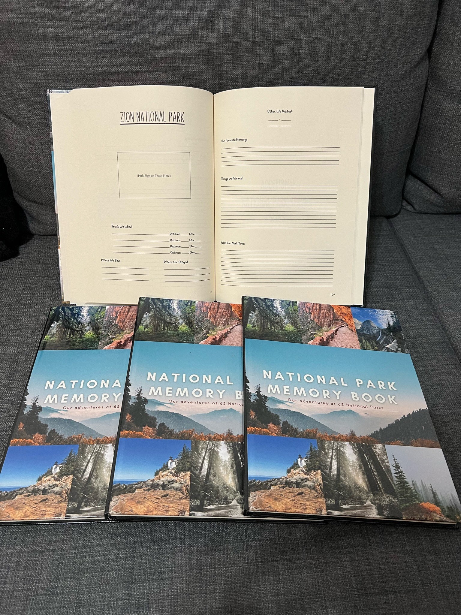 Memory Book National Park Service - Etsy