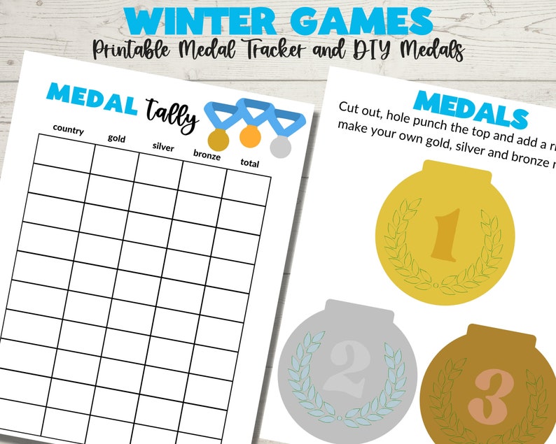 Winter Games 2022 Activity Pack Digital Printable - Etsy