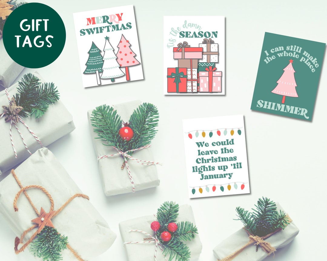 Merry Swiftmas Gift Tags - Etsy
