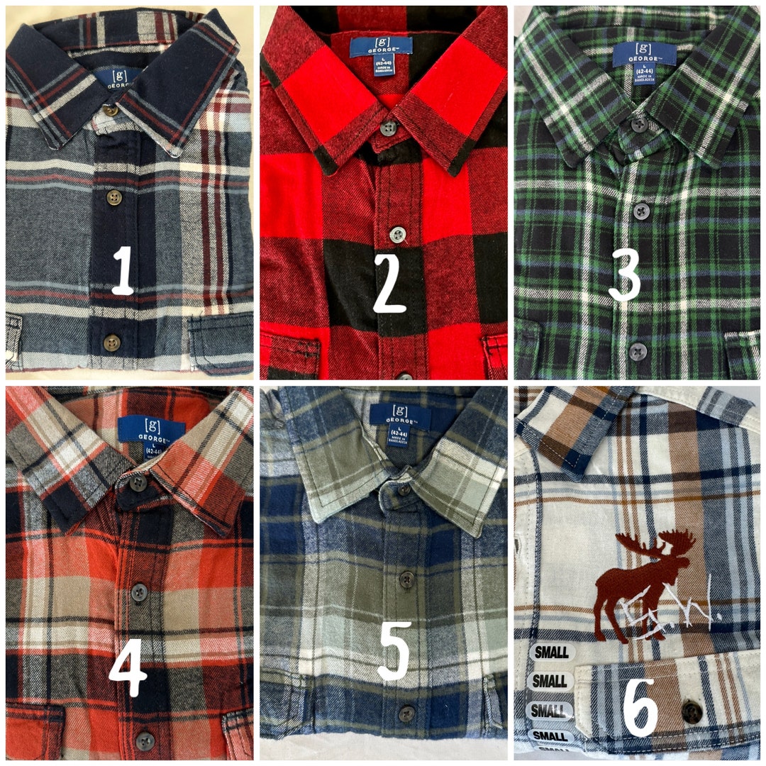 Plaid Flannel Custom Shirt Inspired by Supernatural Dean Sam Button ...