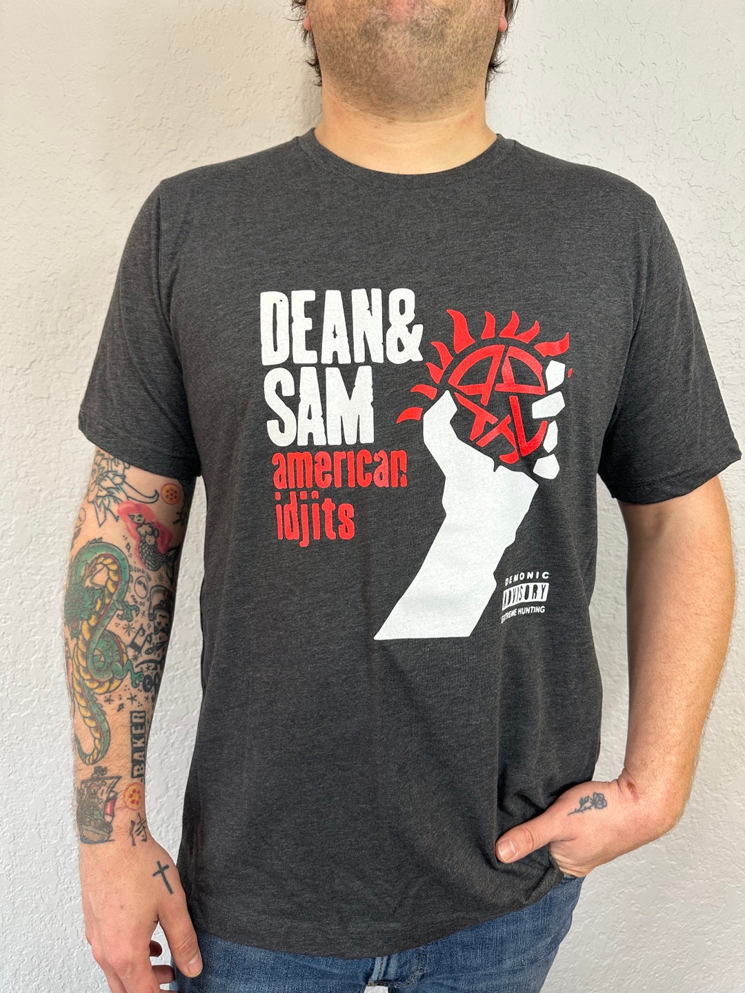 Supernatural X Green Day Mashup Hoodie or T-shirt American Idjit Idiot ...