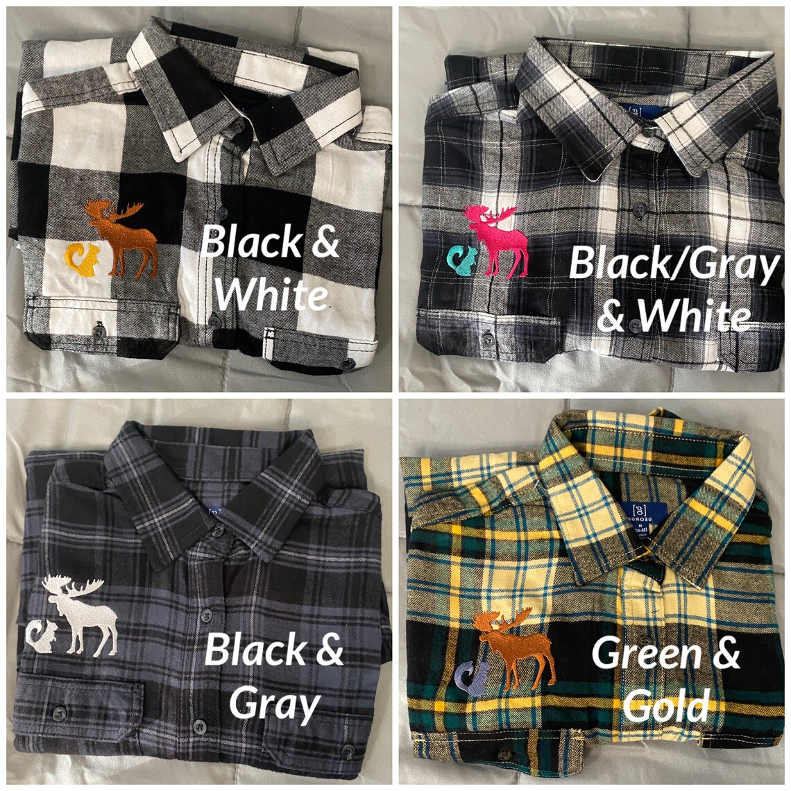 Plaid Flannel Custom Shirt Inspired by Supernatural Dean Sam - Etsy