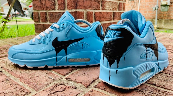 Nike Air Max 90 Drip Custom - Etsy
