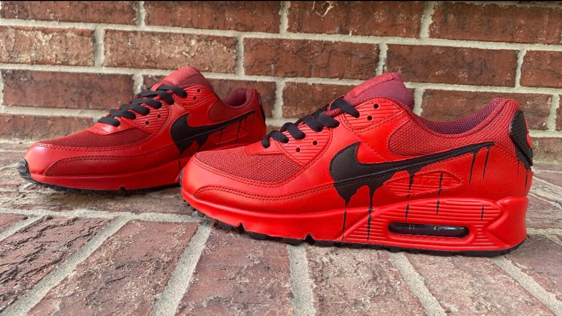 Custom Nike Air Max 90 Drip Painted Nike Air Max 90 - Etsy