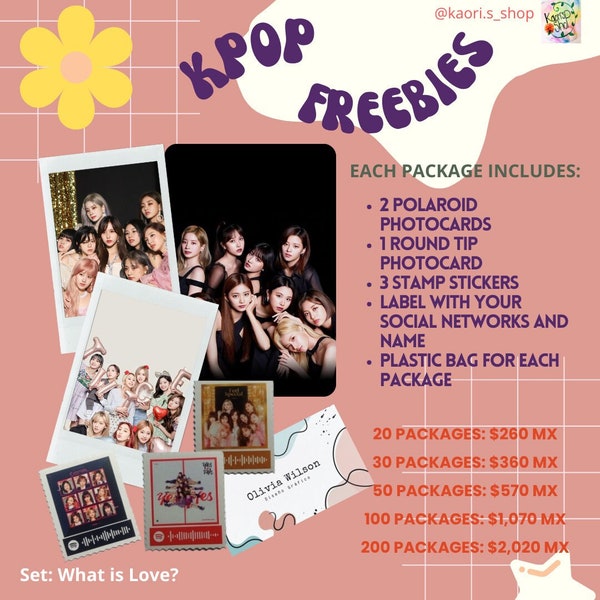 Kpop Freebies - Etsy