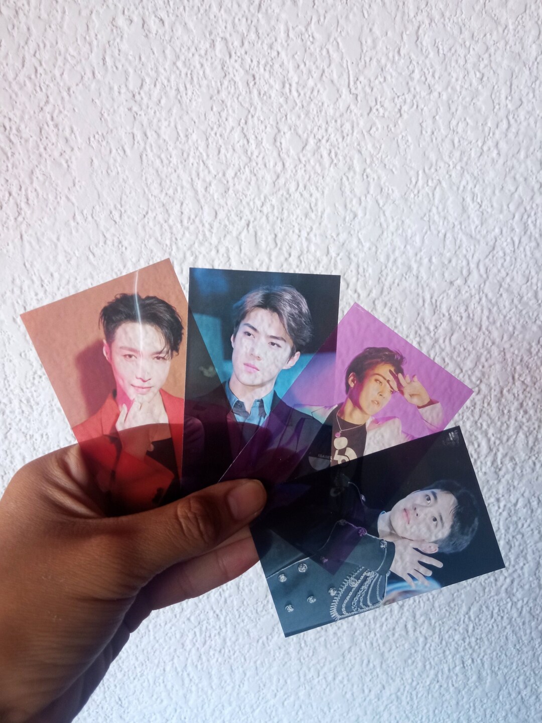Kpop Translucent Translucid Photocards | Custom Made | Bts Exo Twice ...