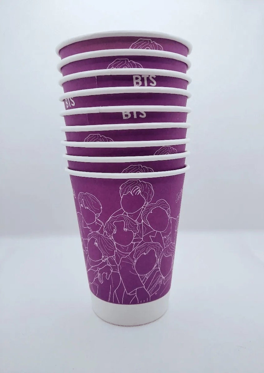 50 BTS Paper Cups BTS Coffe Cups BTS Cups Bts for - Etsy
