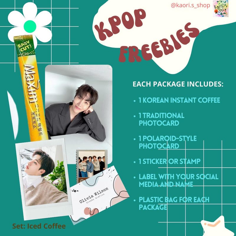 Kpop Freebies - Etsy