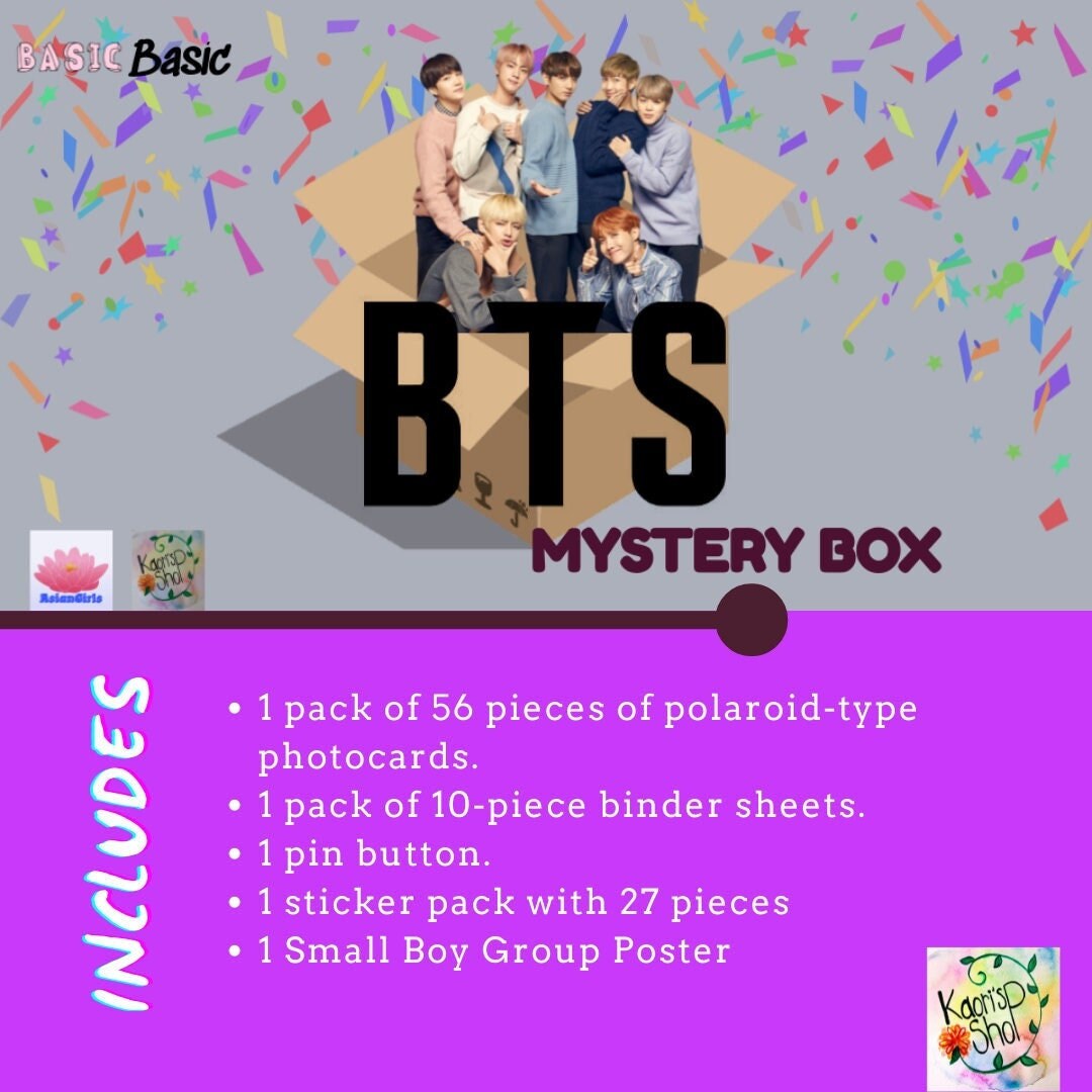 BTS Mistery Box Suprise Box Caja Sorpresa Basic Version Kpop - Etsy