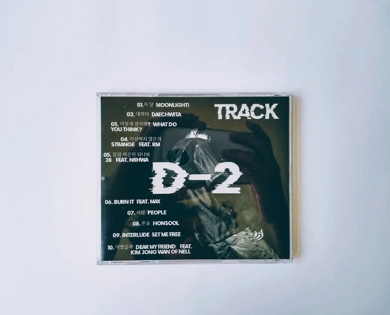 D2 by August D Album Min Yoongi SUGA BTS Fanmade | Etsy