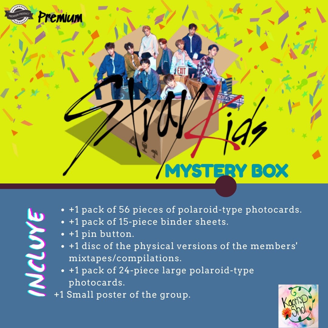 STRAY KIDS Mistery Box Suprise Box Caja Sorpresa Premium Version Kpop ...