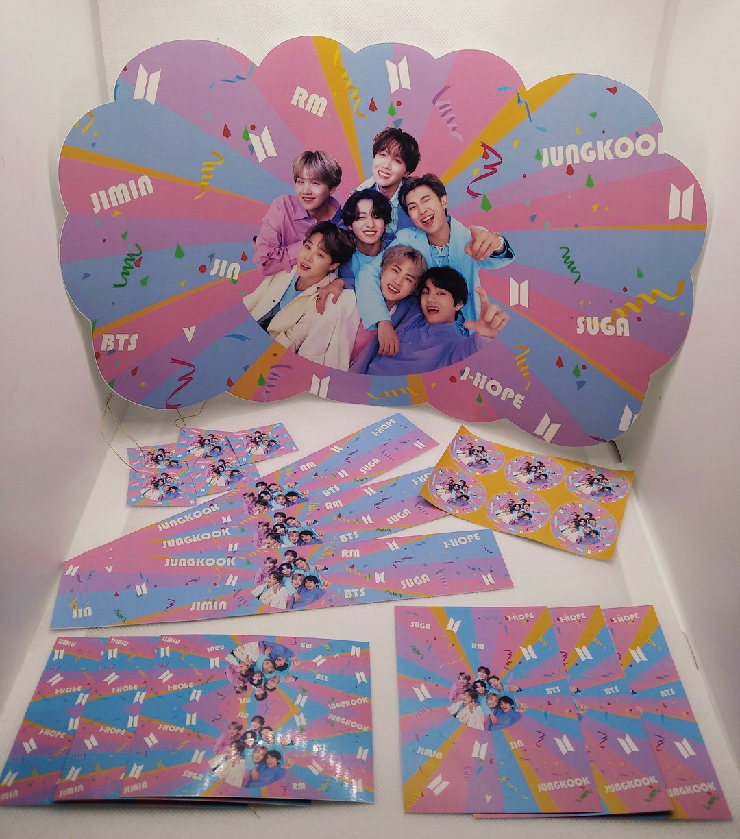 BTS KPOP Birthday Party Kit Candy Buffet Party Kit 114 Pcs - Etsy