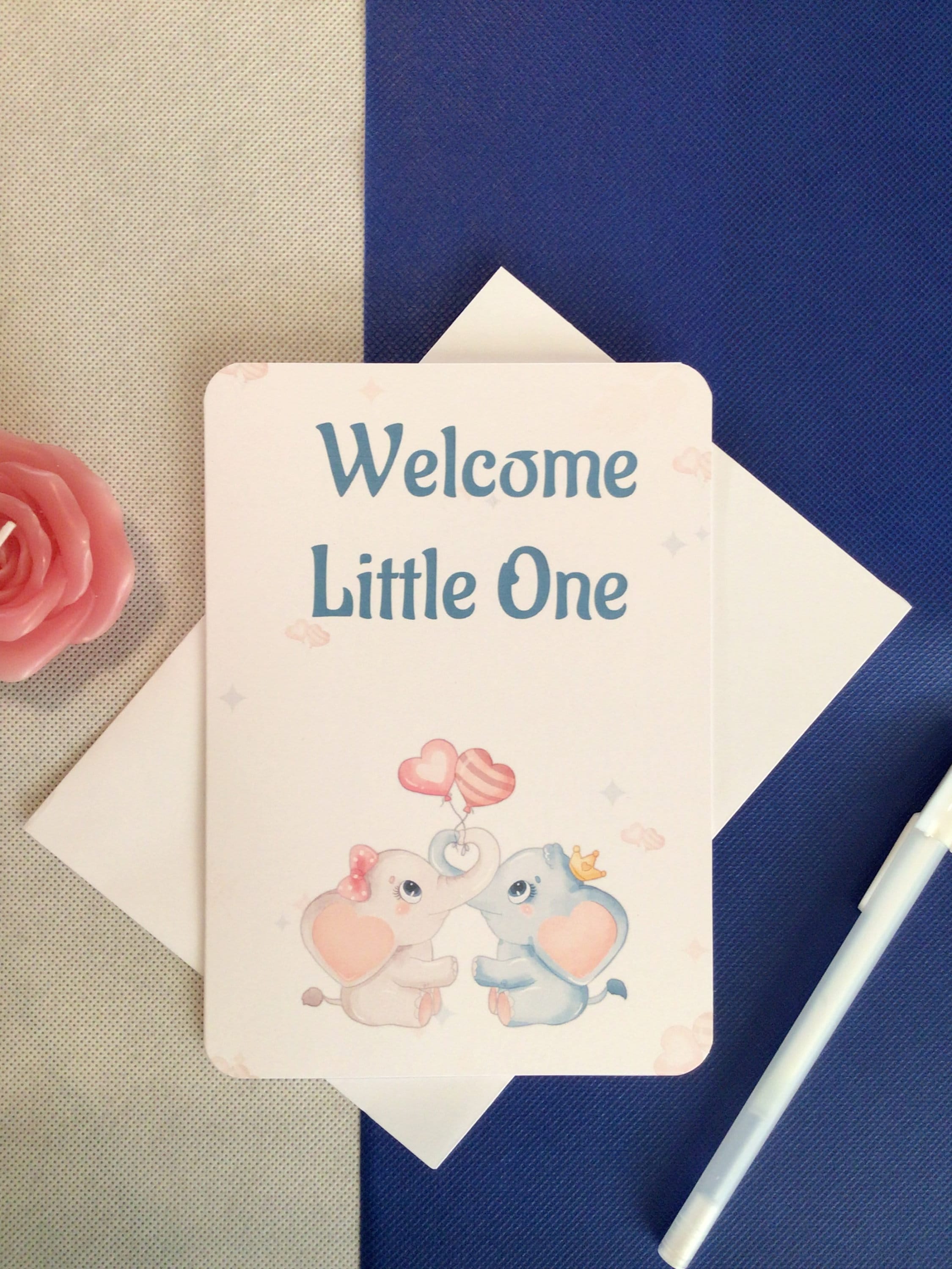 Welcome Little One Greeting Card - Etsy