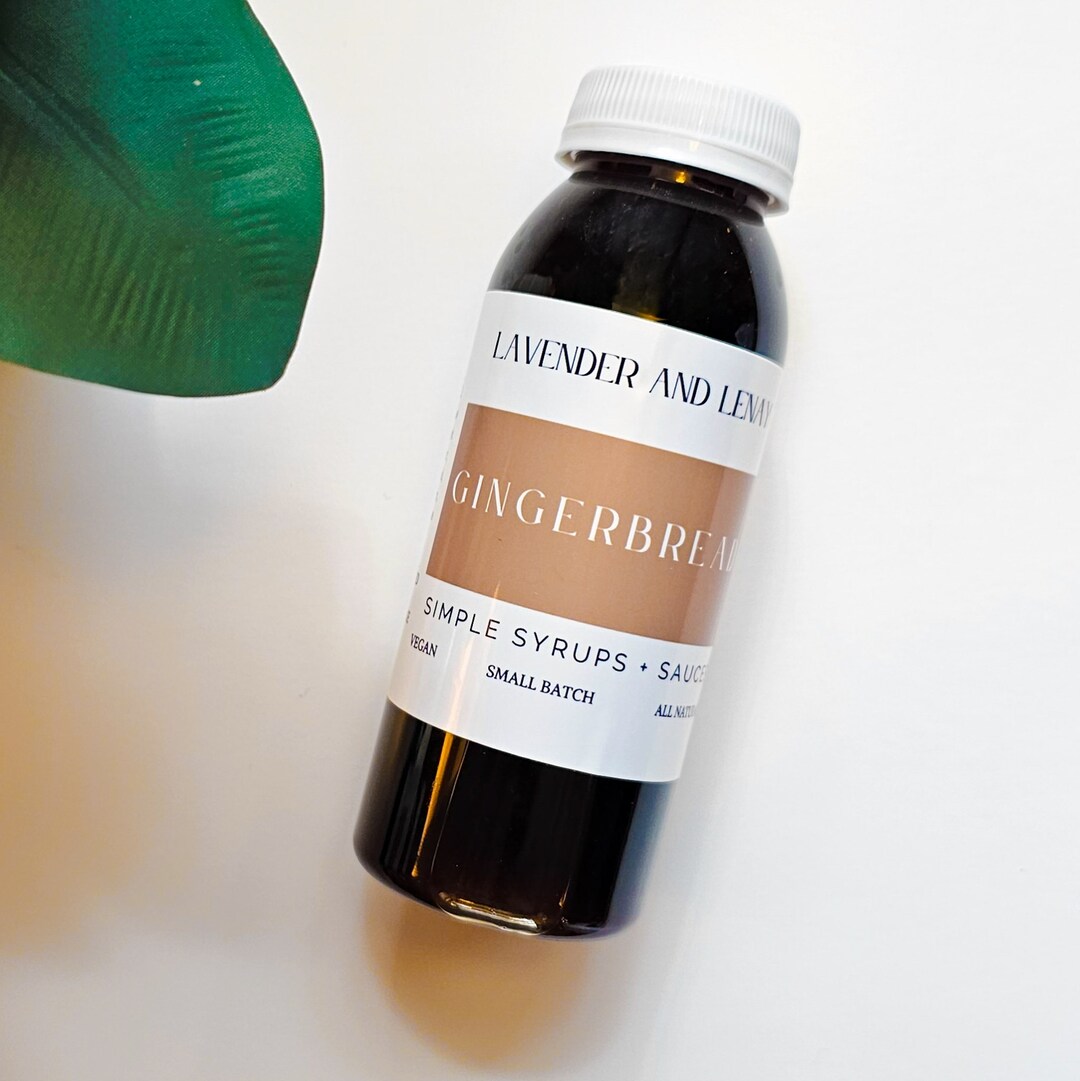 Gingerbread Rich Simple Syrup | Fresh Ginger | Holiday | Seasonal ...