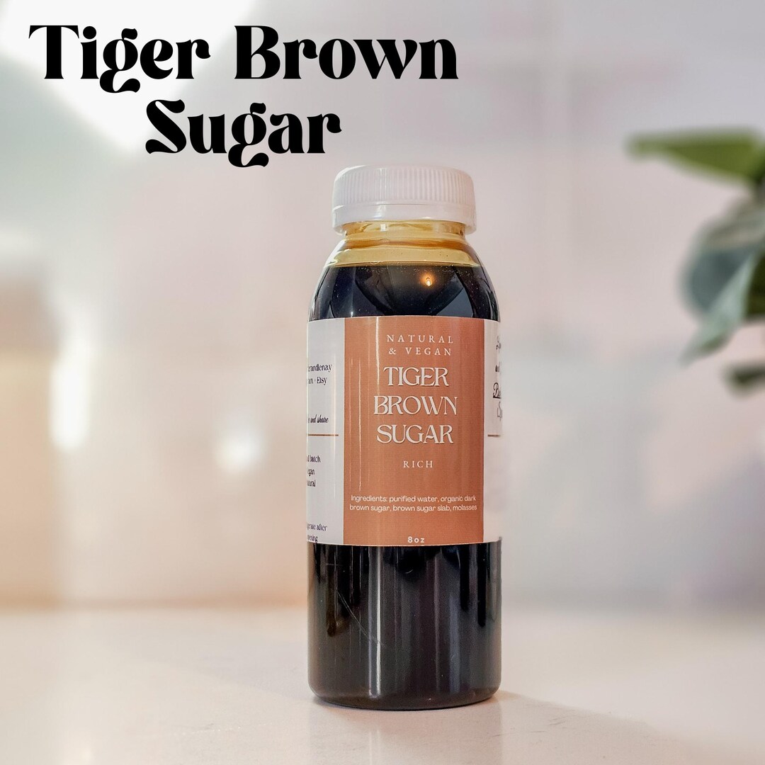 Tiger Brown Rich Syrup, Cozy Winter Coffee Syrup, Handmade, Small Batch ...
