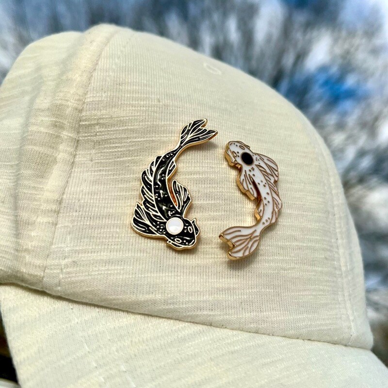 Yin Yang Buttons - Etsy