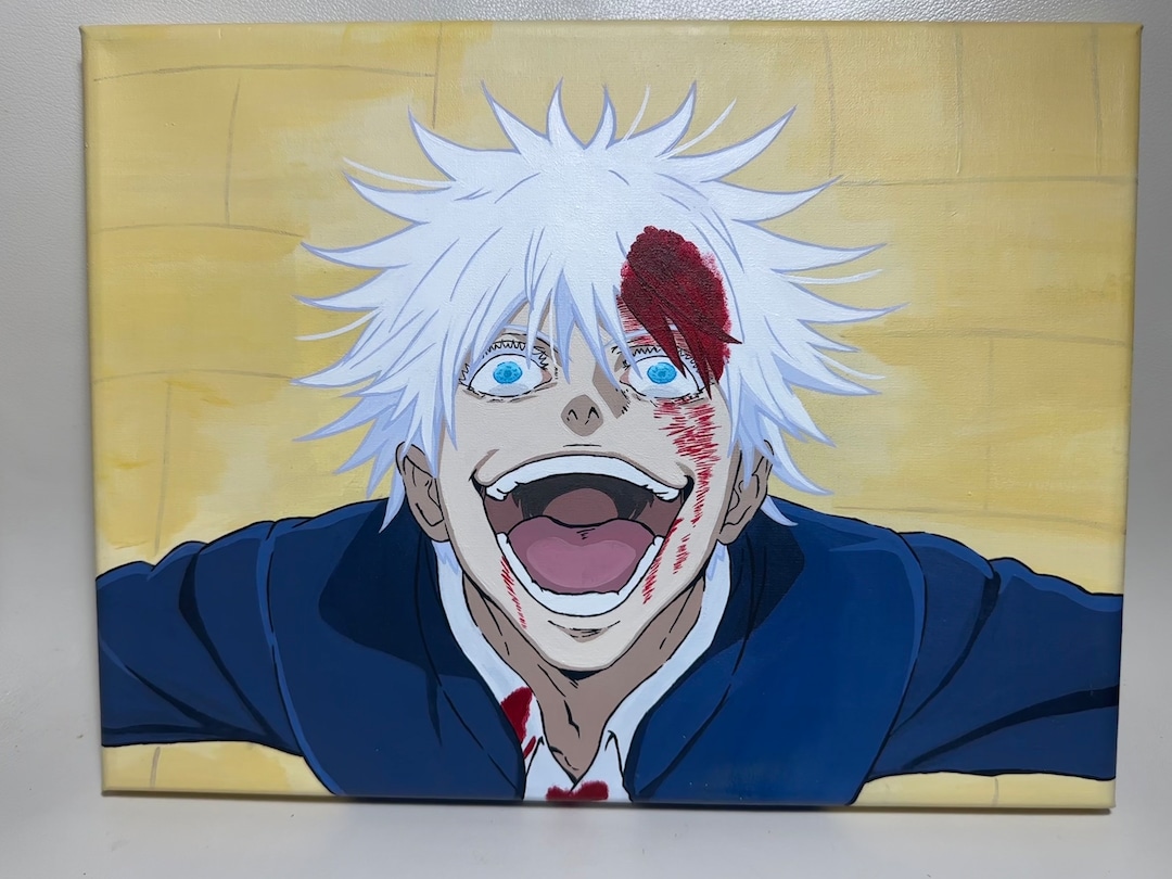 Anime Acrylic Painting - Etsy