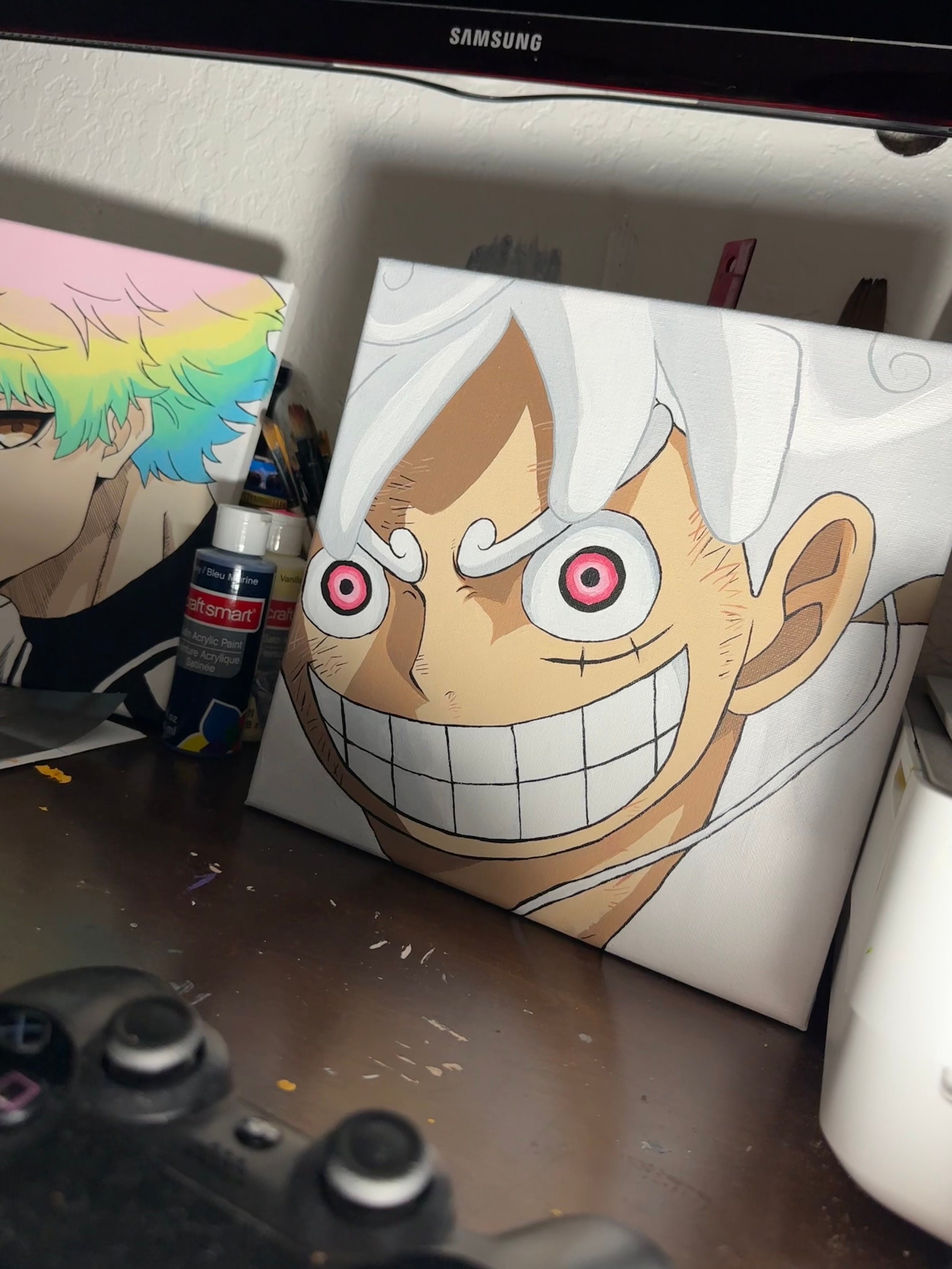 Anime Acrylic Painting - Etsy