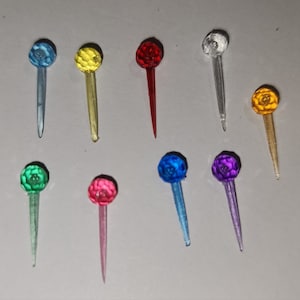 QTY 250-mini Pinlights Plastic Ceramic Christmas Tree Replacement Bulbs ...