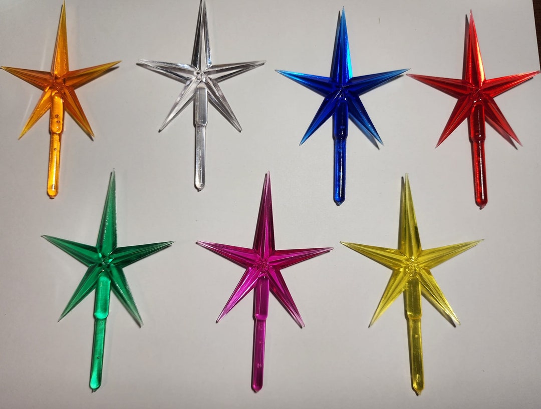 Large Ceramic Tree Star-assorted Colors - Etsy