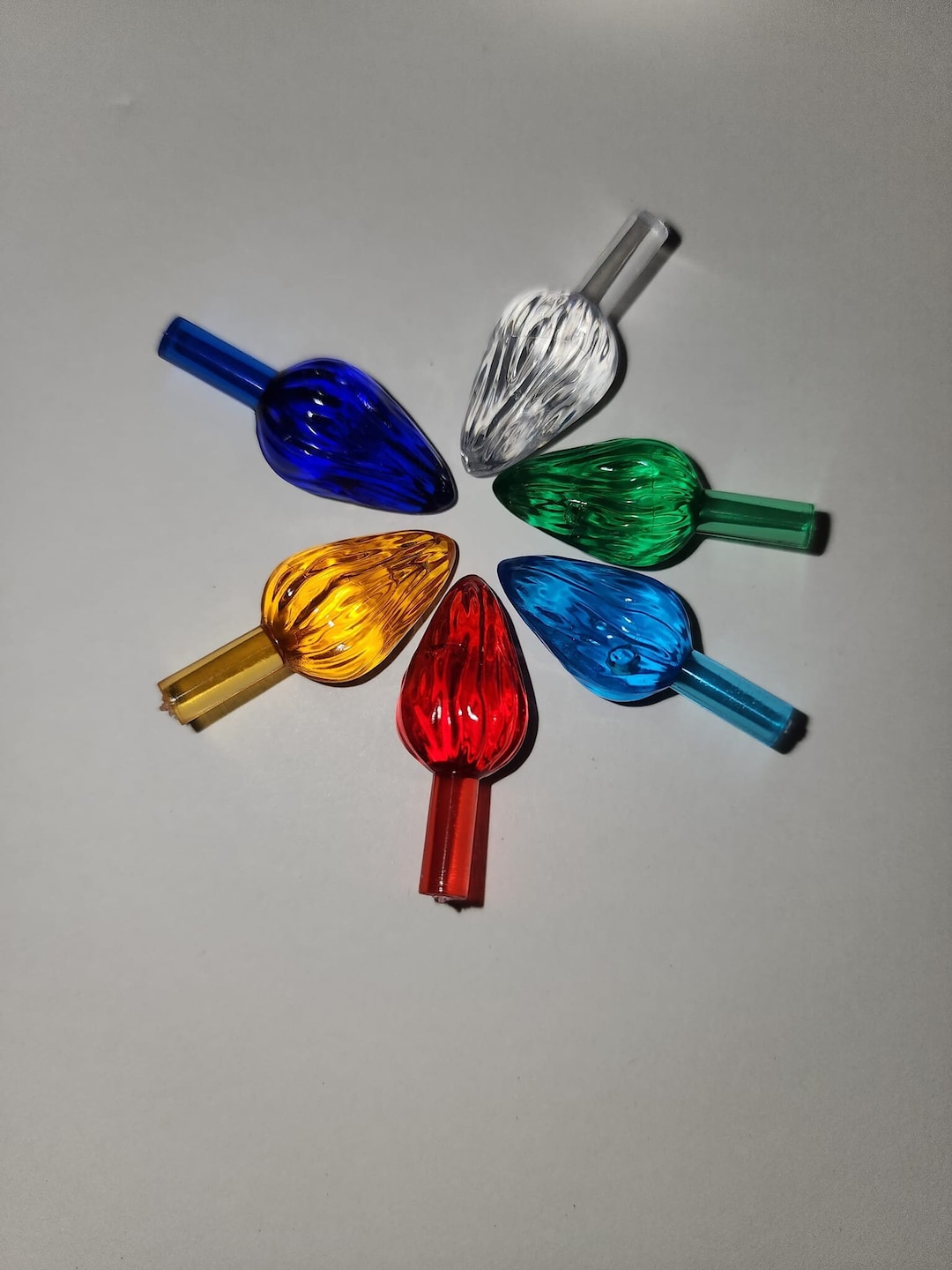 QTY 25-LARGE Twist Plastic Ceramic Christmas Tree Replacement Bulbs - Etsy