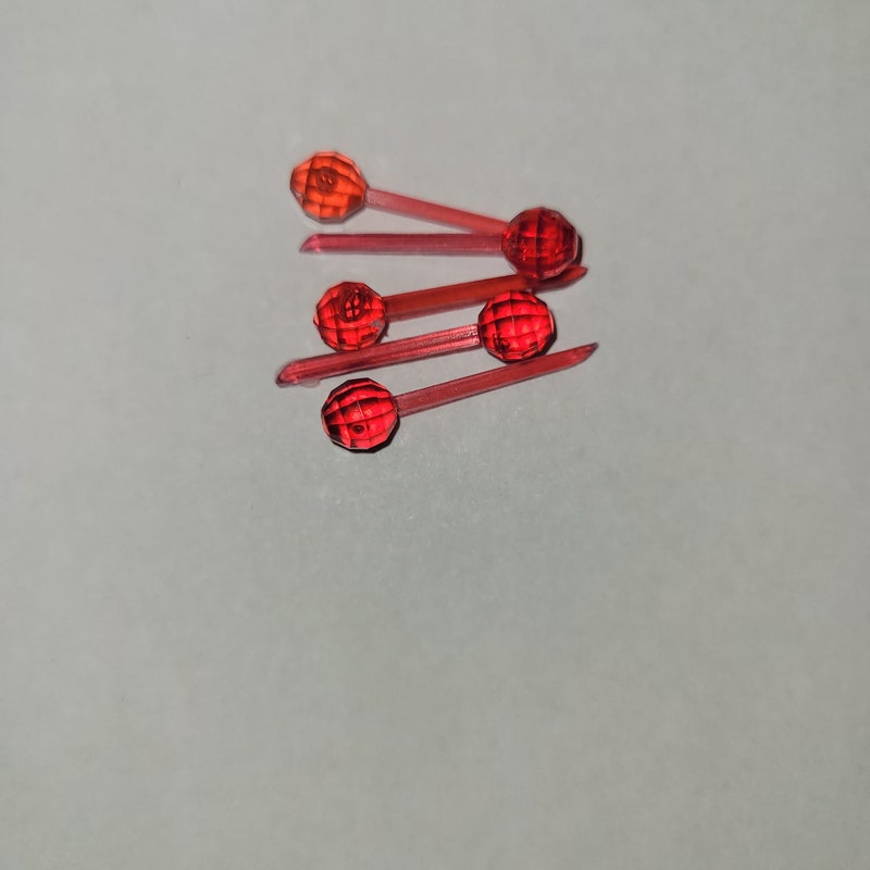 Red Ceramic Pin Lights - Etsy