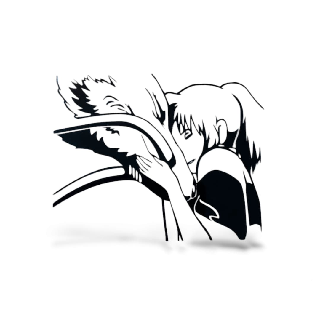 Chihiro & Haku Decal: Anime Car Sticker - Etsy