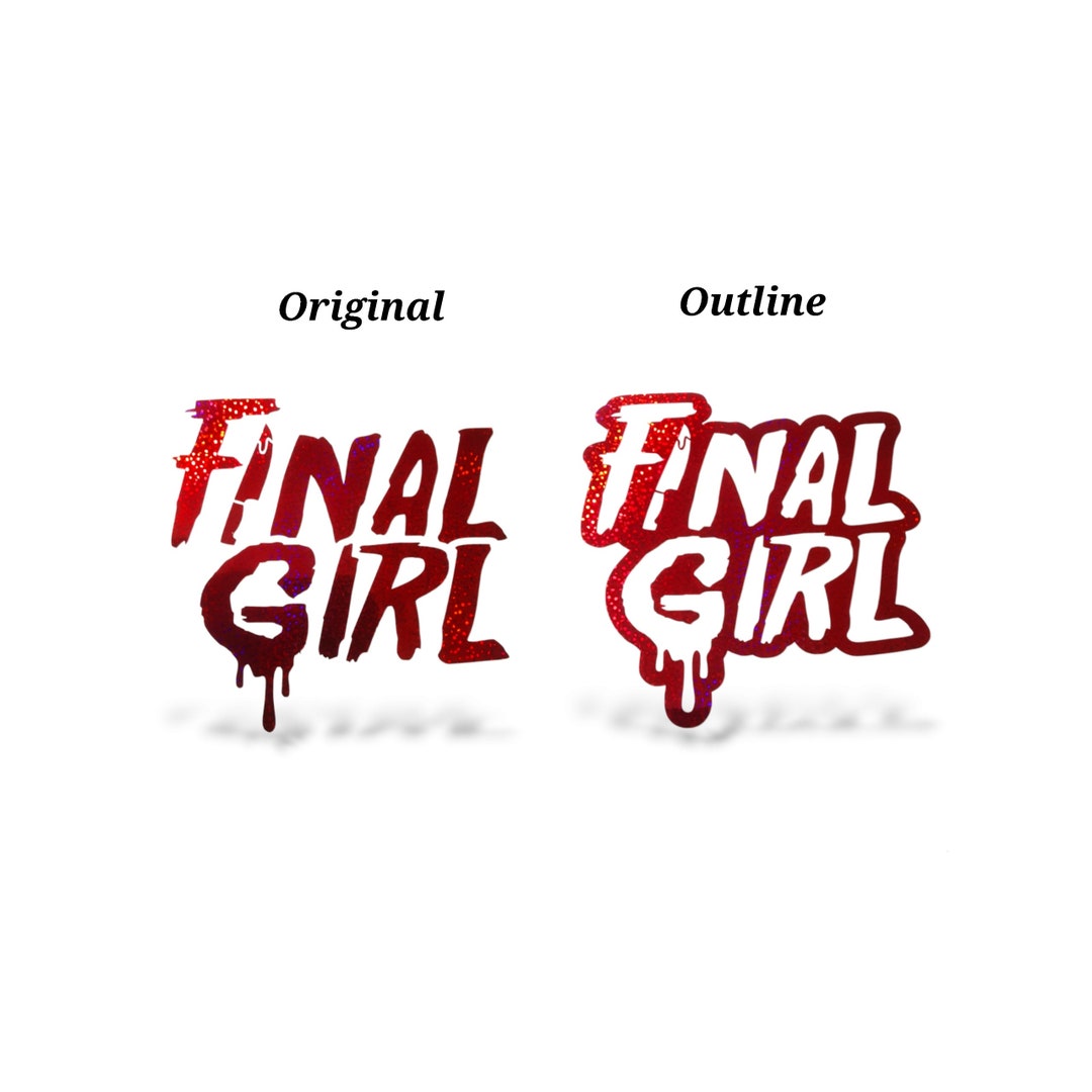 Final Girl decal, Sticker - Etsy