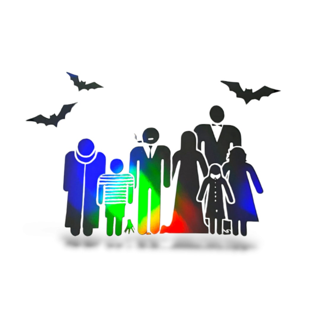 Addams Family decal, Sticker - Etsy